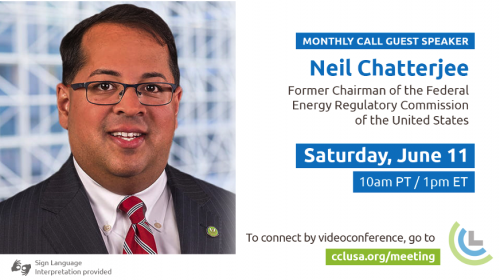 June 2022 Monthly Actions & Meeting W/ Neil Chatterjee, Former FERC ...
